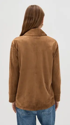 Z Supply Faux Suede Chore Jacket