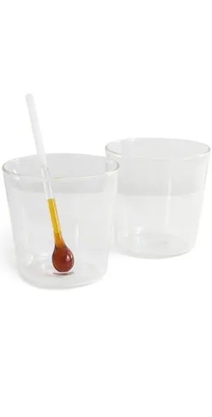 ZAFFERANO Spritzometro Tumblers With Stirrer