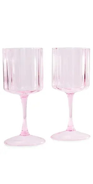 FAZEEK Wavy Wine Glasses