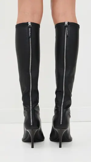 Acne Studios Leather Knee High Boots