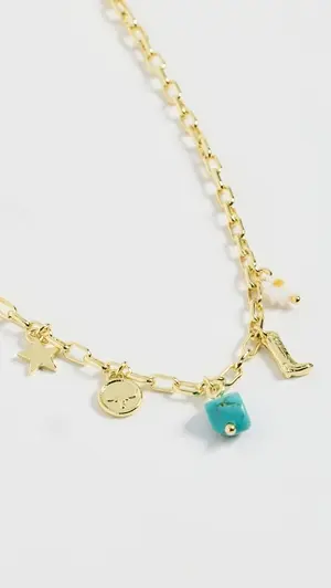 Gorjana Mini Charm Necklace