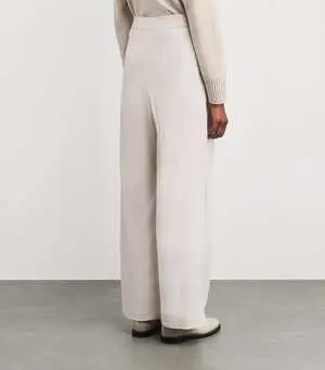Eleventy Cotton-blend Corduroy Wide Leg Trousers