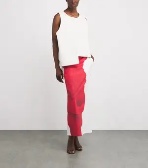 Issey Miyake Cotton Canvas Sculptural Shoulder Bag