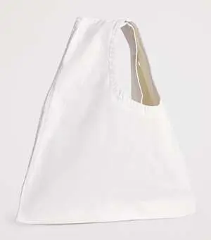 Issey Miyake Cotton Canvas Sculptural Shoulder Bag