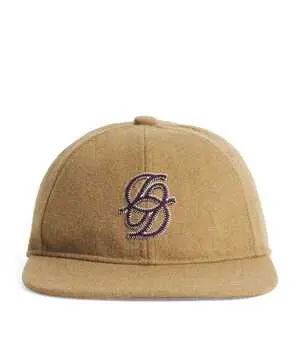 Drole De Monsieur Wool-blend Baseball Cap - Beige