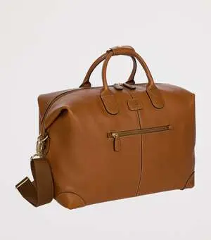 Bric'S Life Pelle Leather Holdall Bag - Brown
