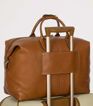 Bric'S Life Pelle Leather Holdall Bag - Brown