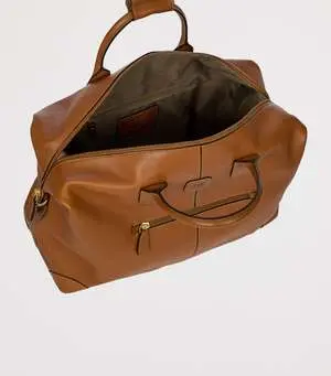 Bric'S Life Pelle Leather Holdall Bag - Brown