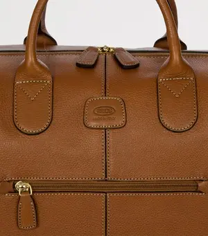 Bric'S Life Pelle Leather Holdall Bag - Brown