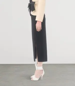 Valentino Garavani Virgin Wool Midi Skirt