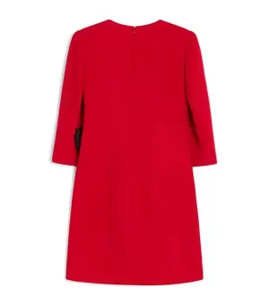 Valentino Garavani Silk Bow-detailed Mini Dress
