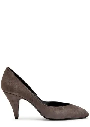 JUDE Haze 75 Suede Pumps - Light Brown