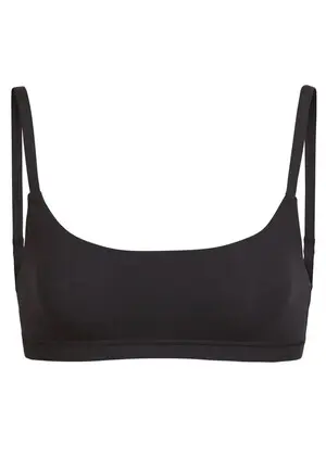 SKIMS Stretch-jersey Scoop Bralette - Black