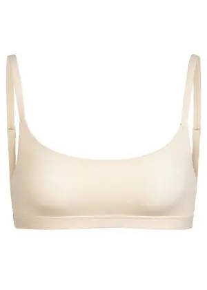 SKIMS Stretch-jersey Scoop Bralette - Cream