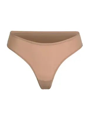 SKIMS Stretch-jersey Thong - Light Brown