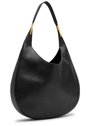 Savette Florence Leather Hobo Bag - Black