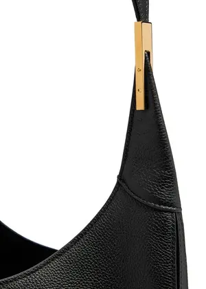 Savette Florence Leather Hobo Bag - Black