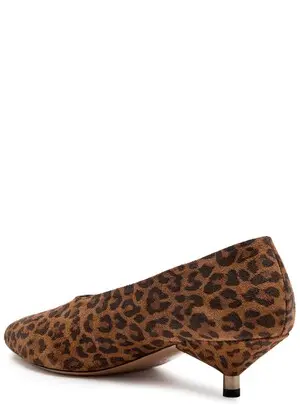 Isabel Marant Ebisa Print Suede Pumps - Leopard