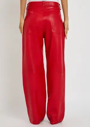RÓHE Wide-leg Leather Trousers
