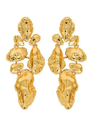 Alexis Bittar Brut Drop Earrings - Gold
