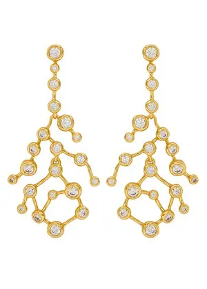 Alexis Bittar 14kt -plated Crystal Drop Earrings - Gold
