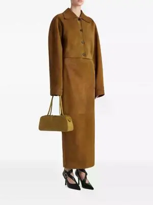 KHAITE Sue Suede Cropped Jacket