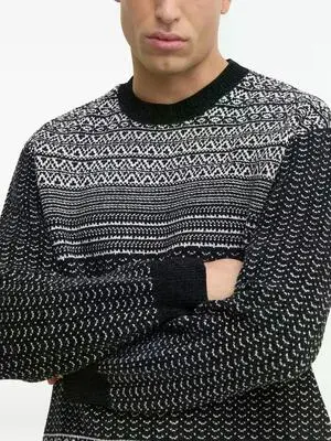 Men's Patterned Crew Neck Sweaters