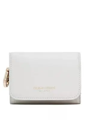 Giorgio Armani Leather Wallet - Grey