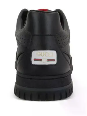 Gucci Leather Perforated Sneakers