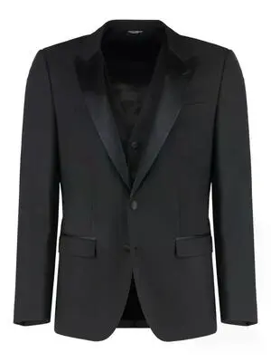 Dolce & Gabbana Satin-lapels Three-pieces Suit - Black
