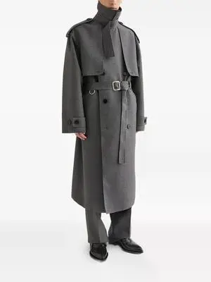 JIL SANDER Double-breasted Belted Coat