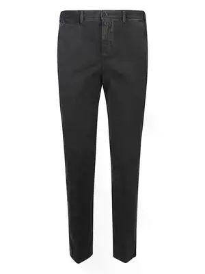 Pt Torino Black Wash Pants For Men