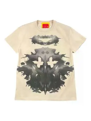 BRIAN WOOD Rorschach T-shirt - Neutrals