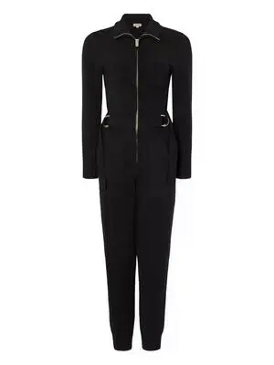 TEMPERLEY LONDON Napoleon Knit Jumpsuit - Black