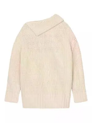 AERON Asymmetrical Knit Sweater
