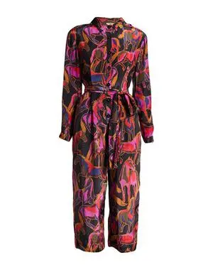 Farm Rio Printed Viscose Jumpsuit - Pink
