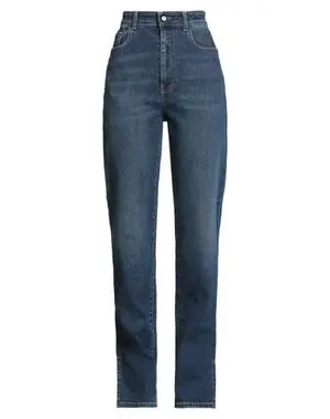 Fabiana Filippi High Waisted Straight Leg Jeans - Blue