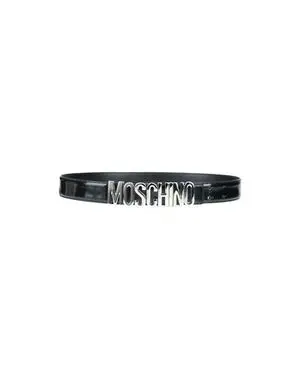 Moschino Couture Leather Belt - Black