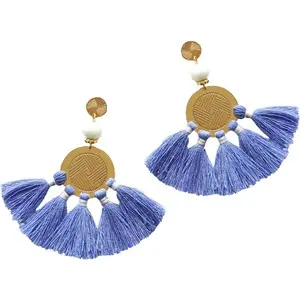 FOSTERIE Sol Tassel Earrings