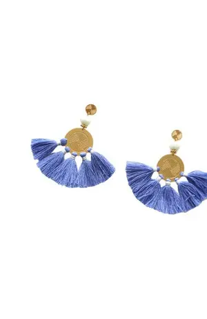 FOSTERIE Sol Tassel Earrings