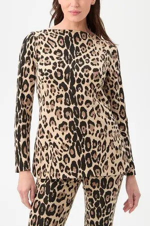 Trina Turk Legend Leopard Print Top