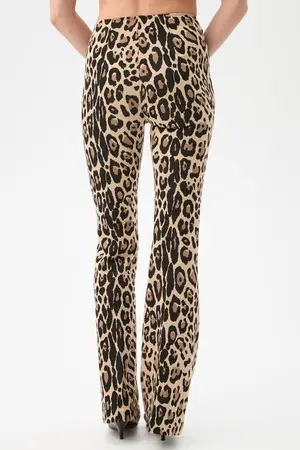 Trina Turk Jacoba Leopard Flare Leg Pant