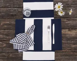 C&F HOME Cabana Stripes Runner Collection - Blue
