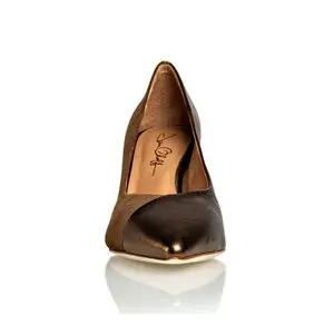JOAN OLOFF SHOES Dominique Pump - Bronze