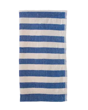 KD WEAVE Stripe Hand Towel - Chambray