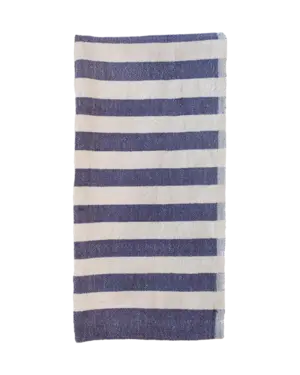 KD WEAVE Stripe Hand Towel - Indigo