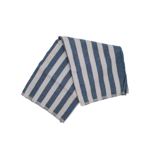 KD WEAVE Stripe Towel - Chambray