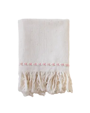 KD WEAVE Braid Detail Napkinset Of 2 - Blush