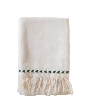 KD WEAVE Braid Detail Napkinset Of 2 - Olive