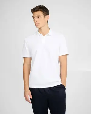Onia Short Sleeve Pique Polo - White
